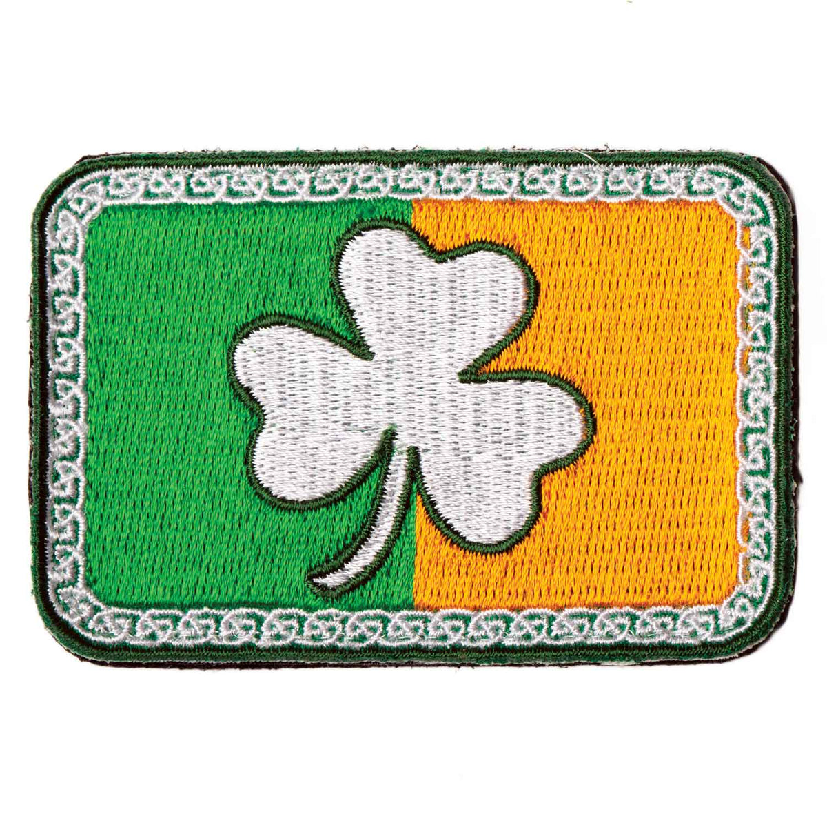 Ireland Flag with Shamrock Patch - Irish Pride Embroidered