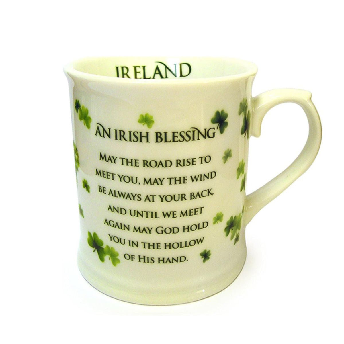 Ceramic Tea Mug with Irish Blessing Design | Fast US Shipping