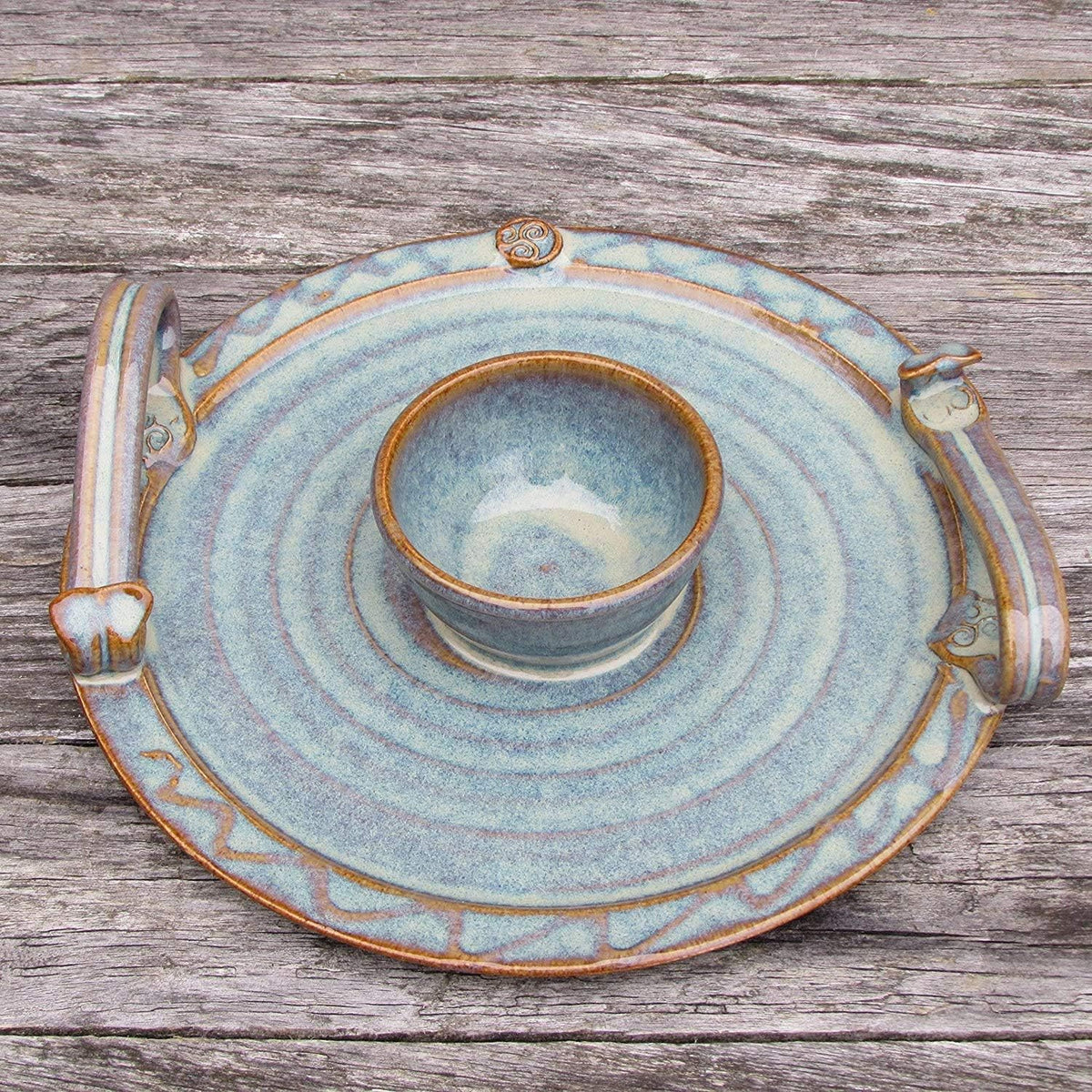 Hand Thrown Irish Pottery Chip and Dipper Platter | Fast Shipping from ...