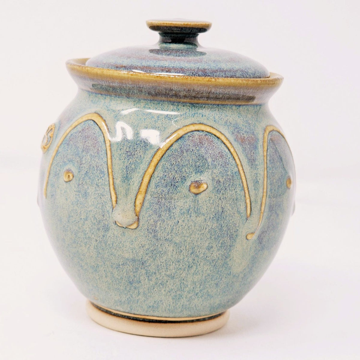 Hand Thrown Irish Pottery Sugar Bowl | Fast US Shipping
