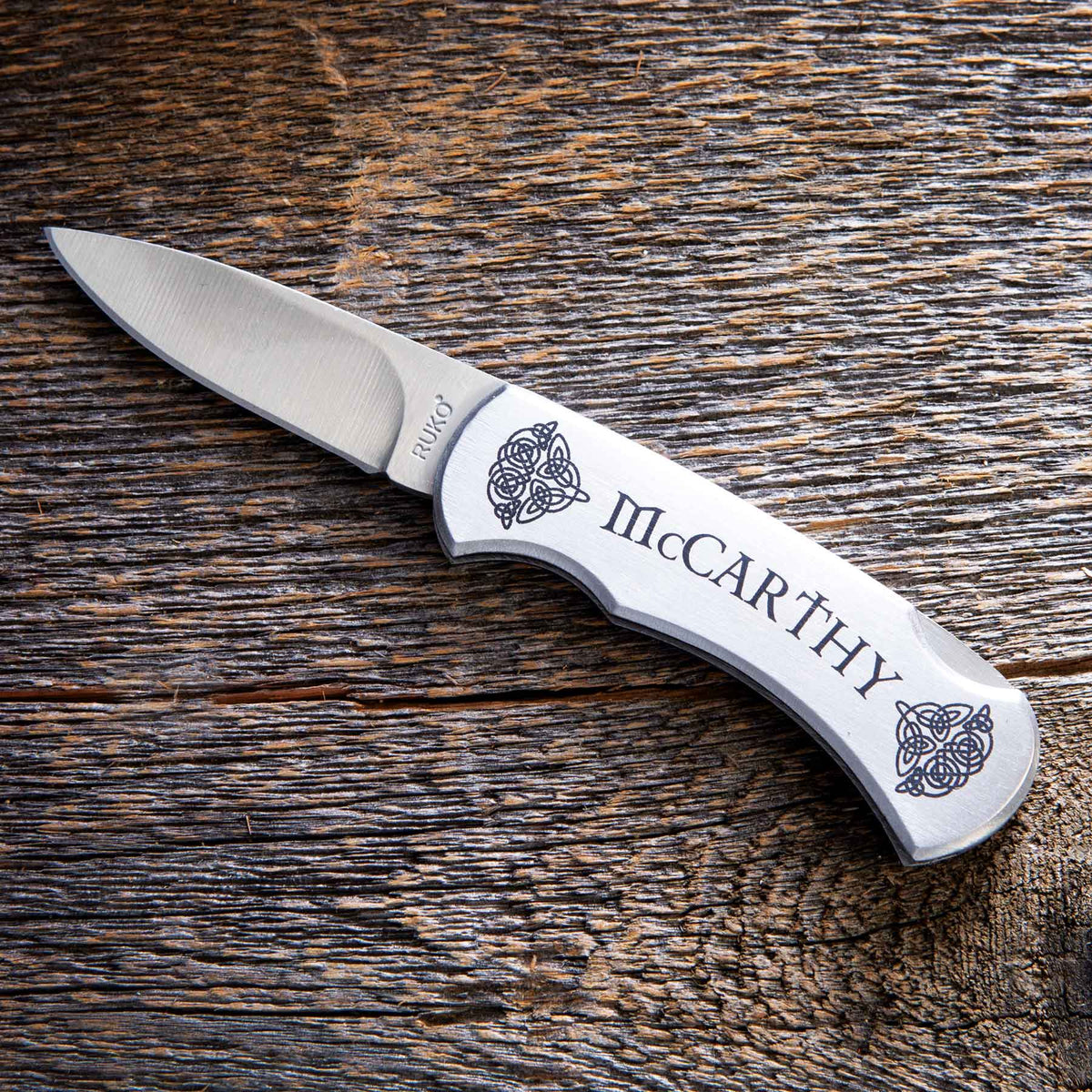 Personalized Celtic Knot Stainless Knife