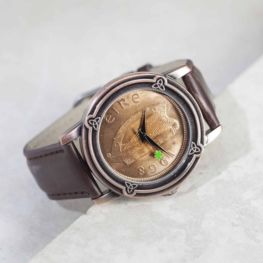 Watch Made from an Irish Penny for Good Luck – Creative Irish Gifts